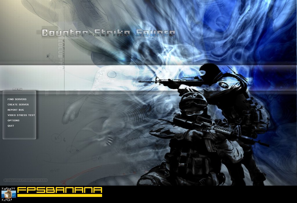 Blue Interface Mod for Counter-Strike: Source | CS:S Mods