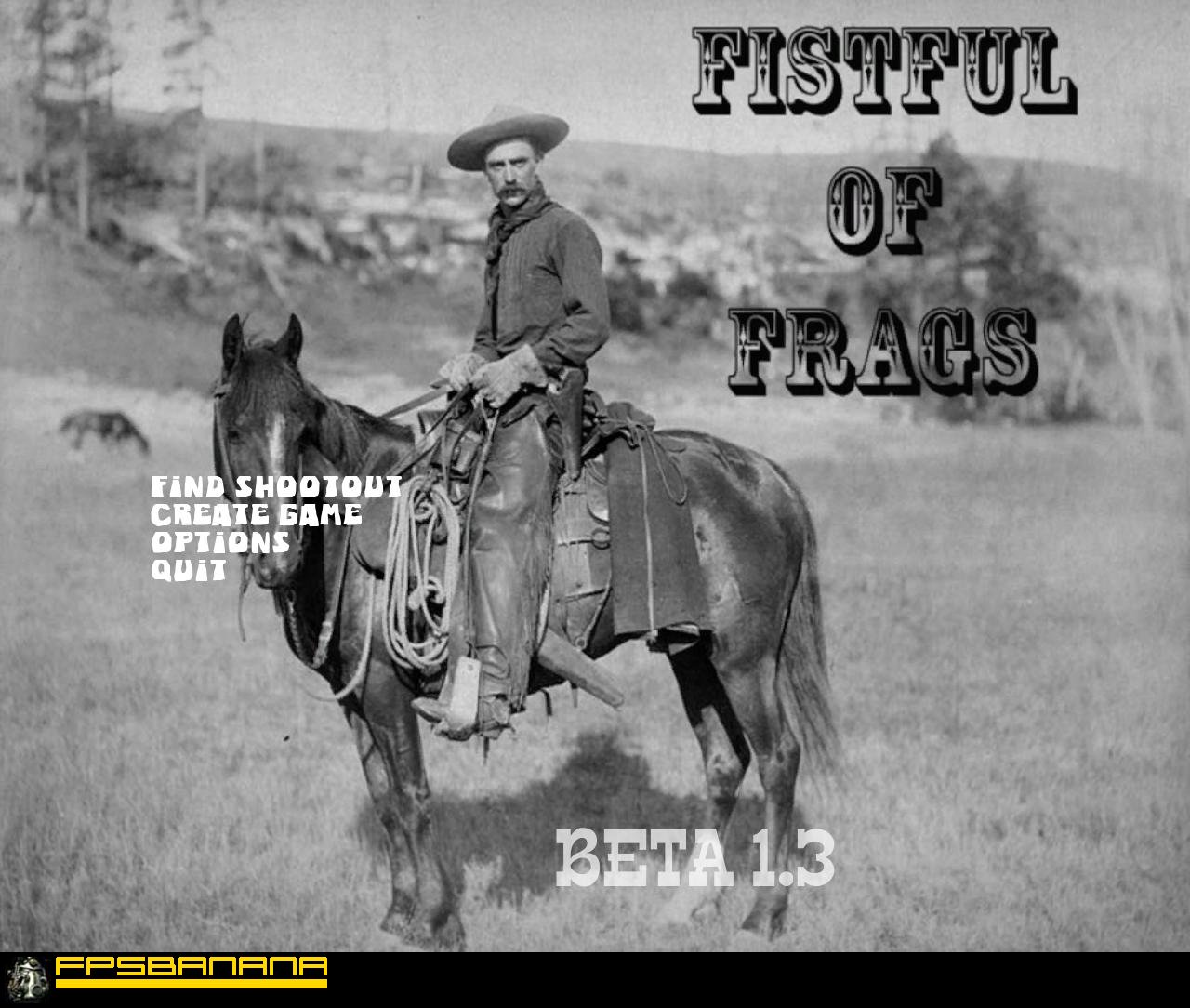 Cowboy menu background Mod for Fistful of Frags | FoF Mods
