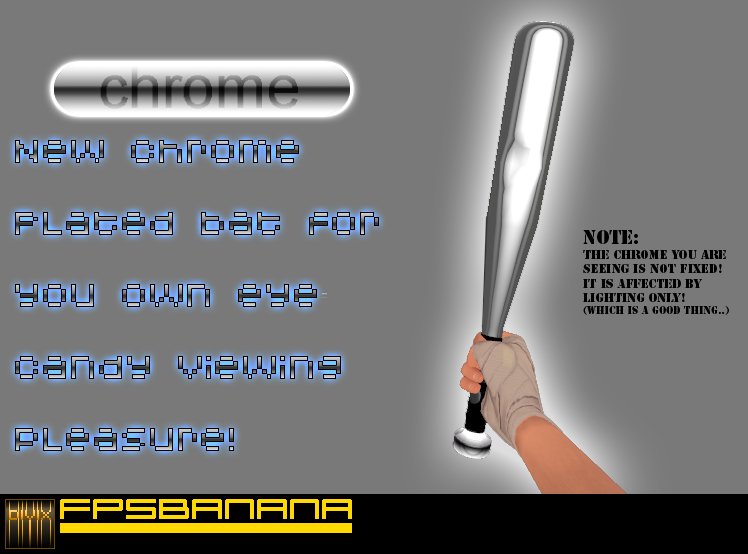 Chrome Scout Bat by DiviX Mod for Team Fortress 2 | TF2 Mods