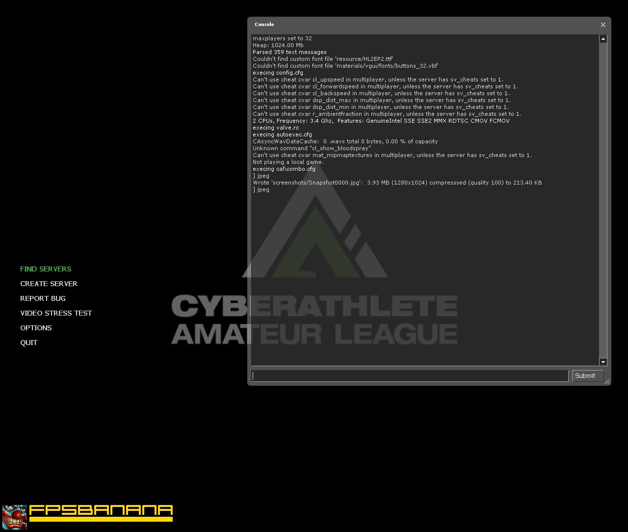 CAL GUI Version 1.1 Mod for Counter-Strike: Source | CS:S Mods