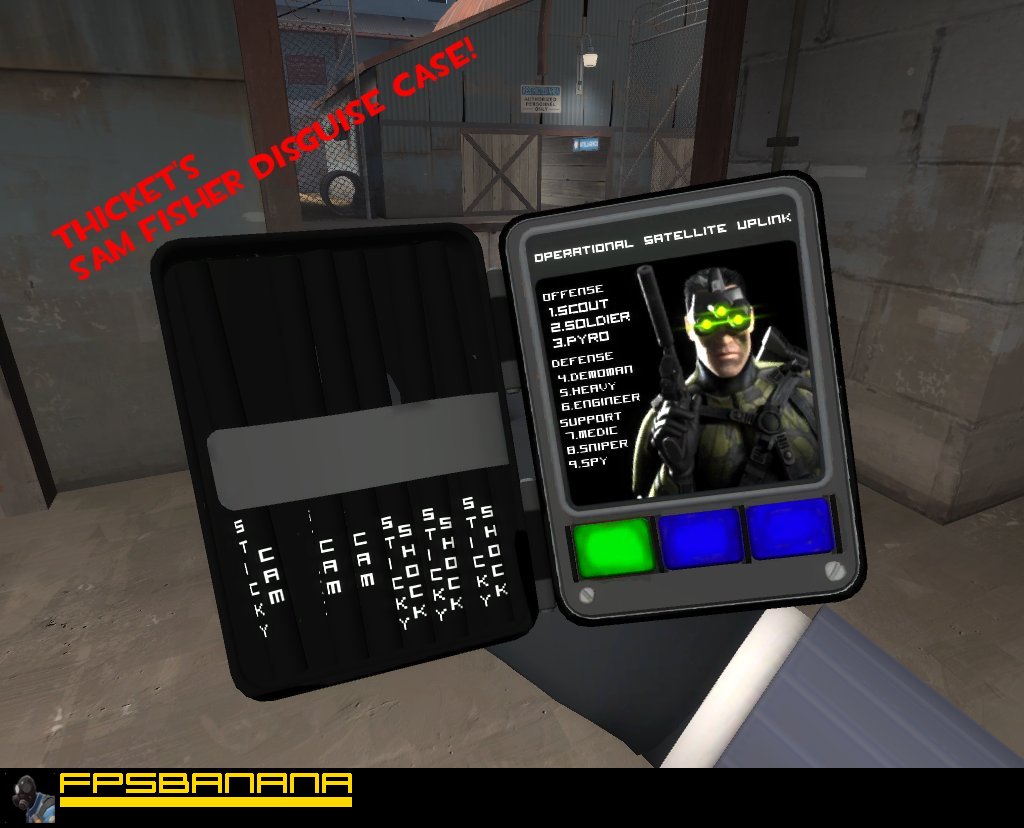 Sam Fisher's Disguise Case [Team Fortress 2] [Mods]