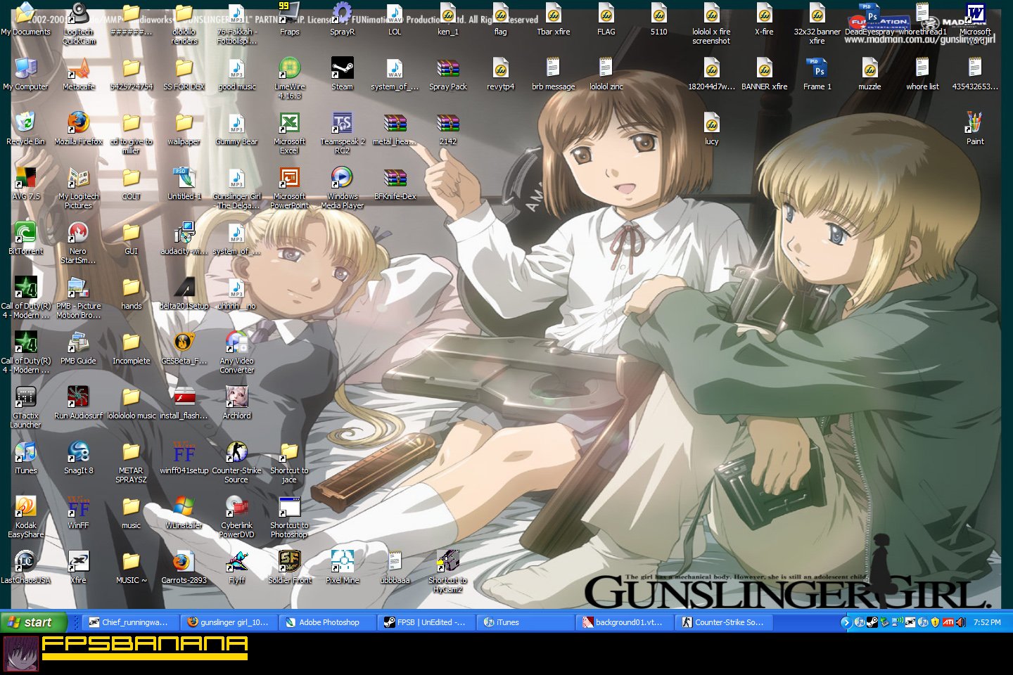 Gunslinger Girl Menu-BG Mod for Counter-Strike: Source | CS:S Mods