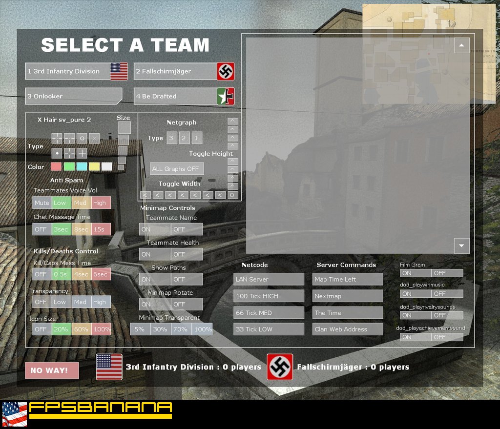 Realistic Team Names And Menus Mod for Day of Defeat: Source | DoD:S Mods