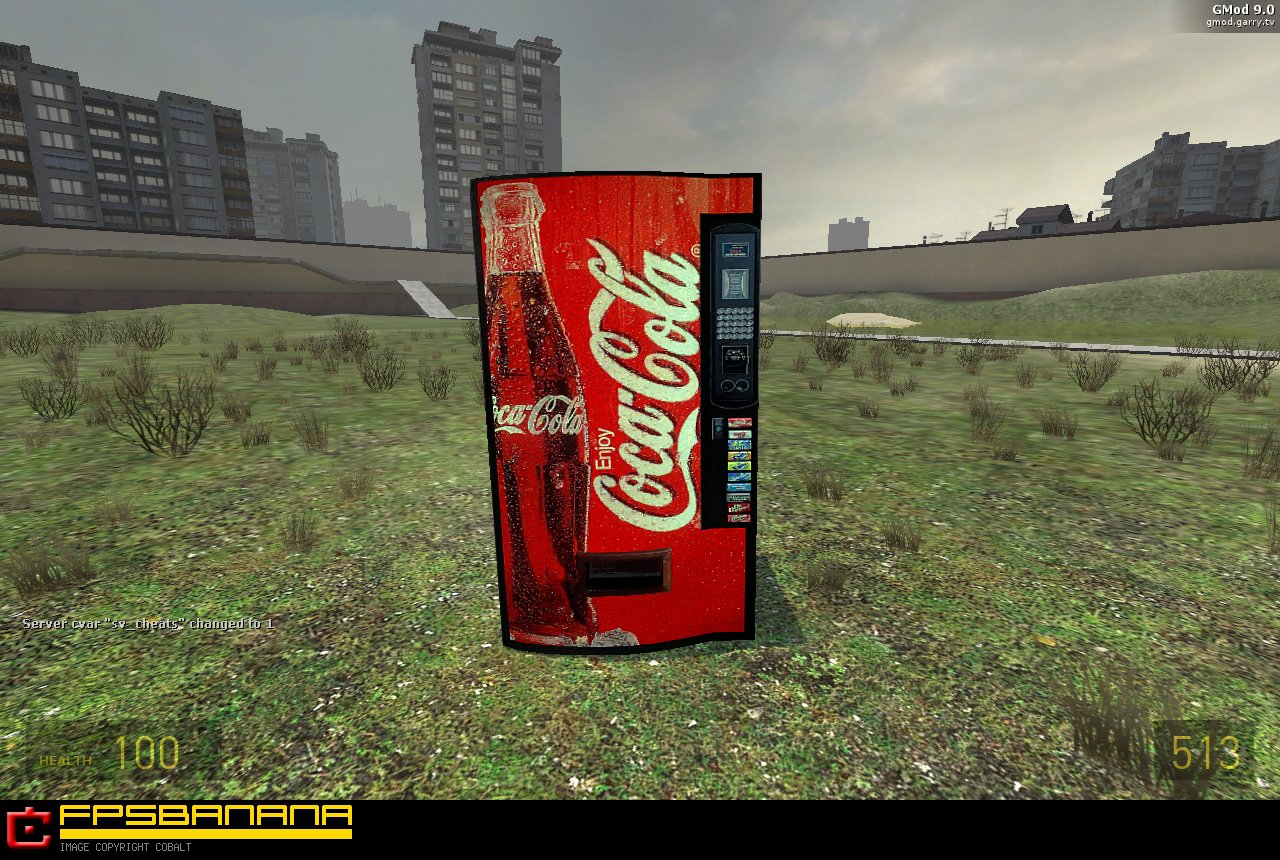 Coke Vending Machine Mod for Garry's Mod | GMod Mods
