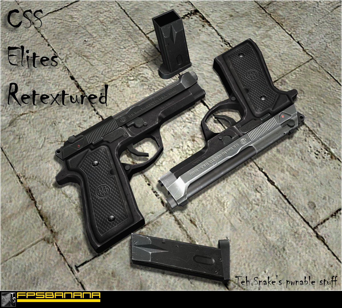 Default elites retextured Mod for Counter-Strike: Source | CS:S Mods