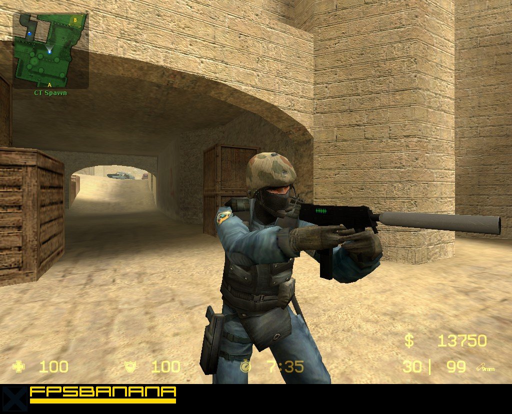 Black&White Computer TMP Mod for Counter-Strike: Source | CS:S Mods