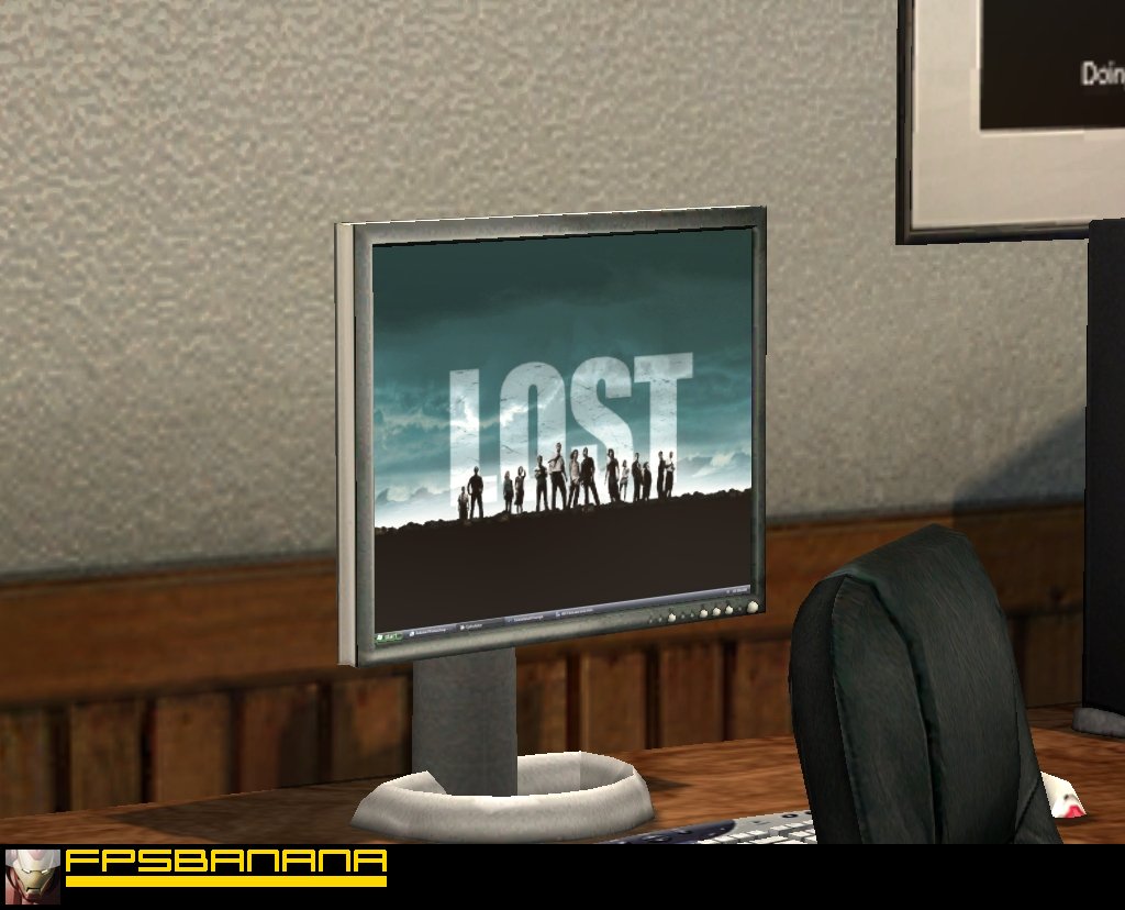 Animated LOST PC screen Hires Mod for Counter-Strike: Source | CS:S Mods