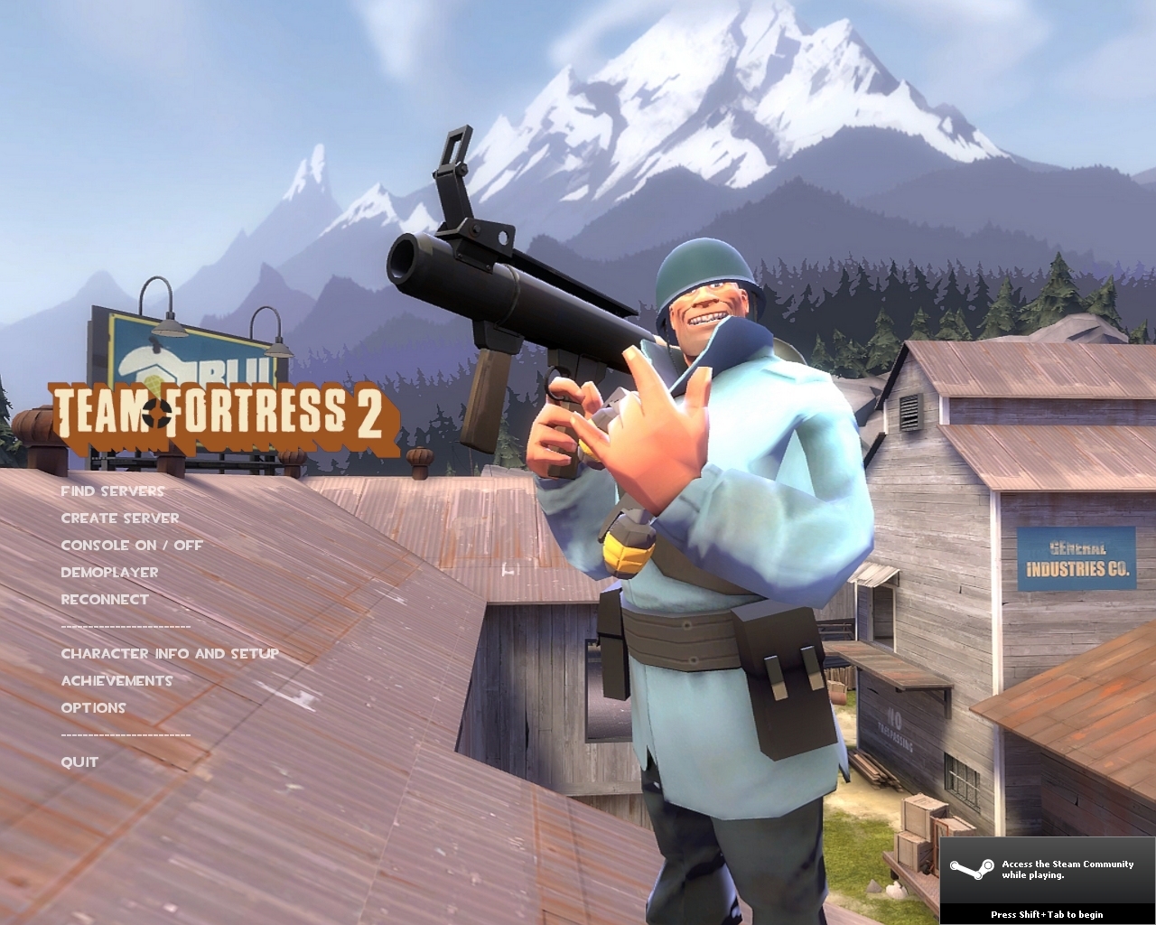 Soldier Menu Backgrounds Mod for Team Fortress 2 | TF2 Mods