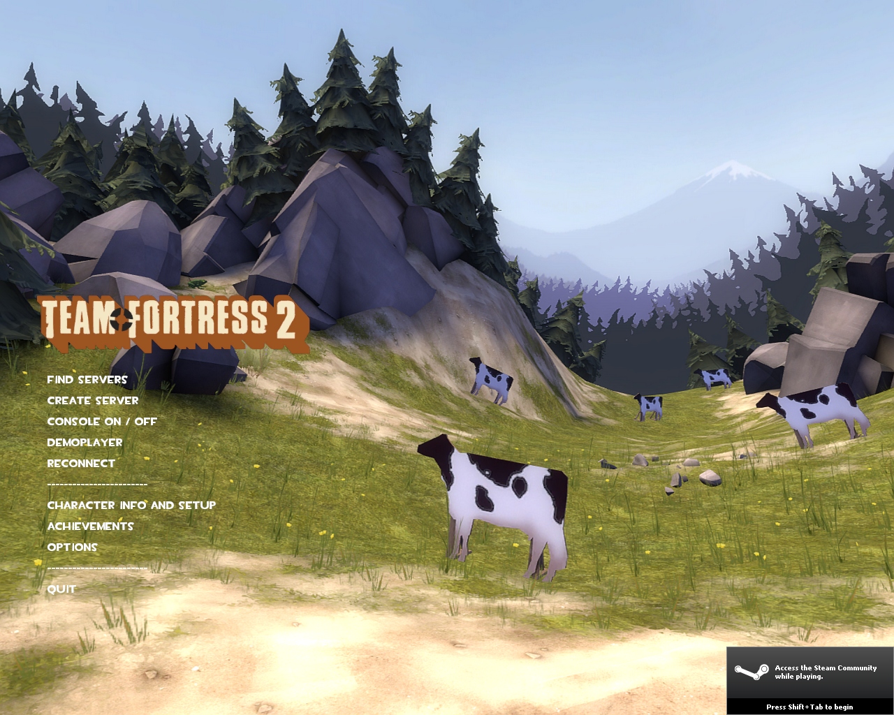 Cow Backgrounds Mod for Team Fortress 2 | TF2 Mods