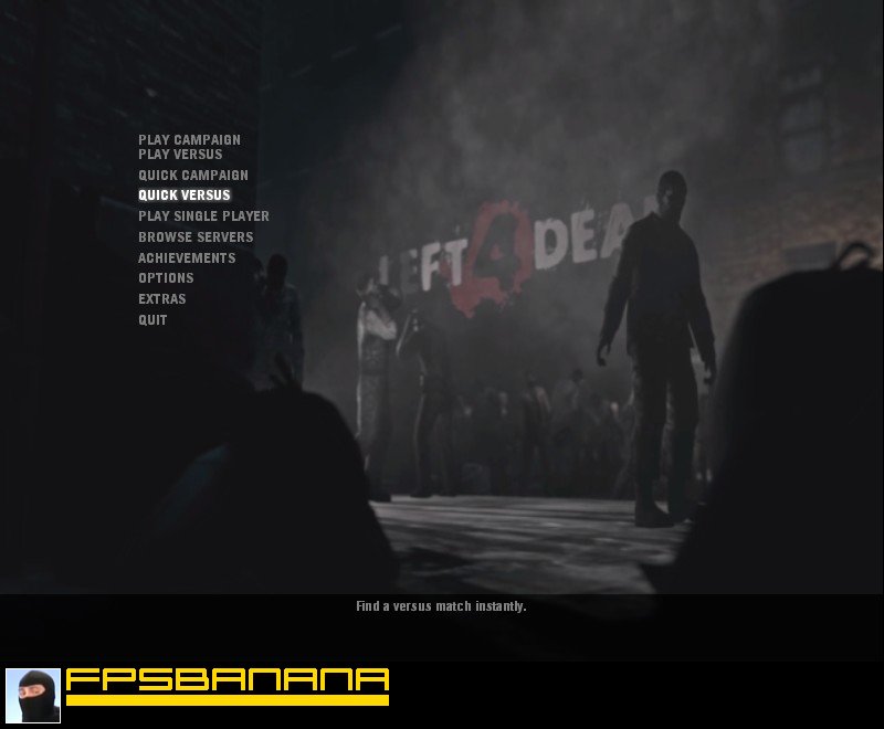 Quick Match Menu [Left 4 Dead] [Mods]