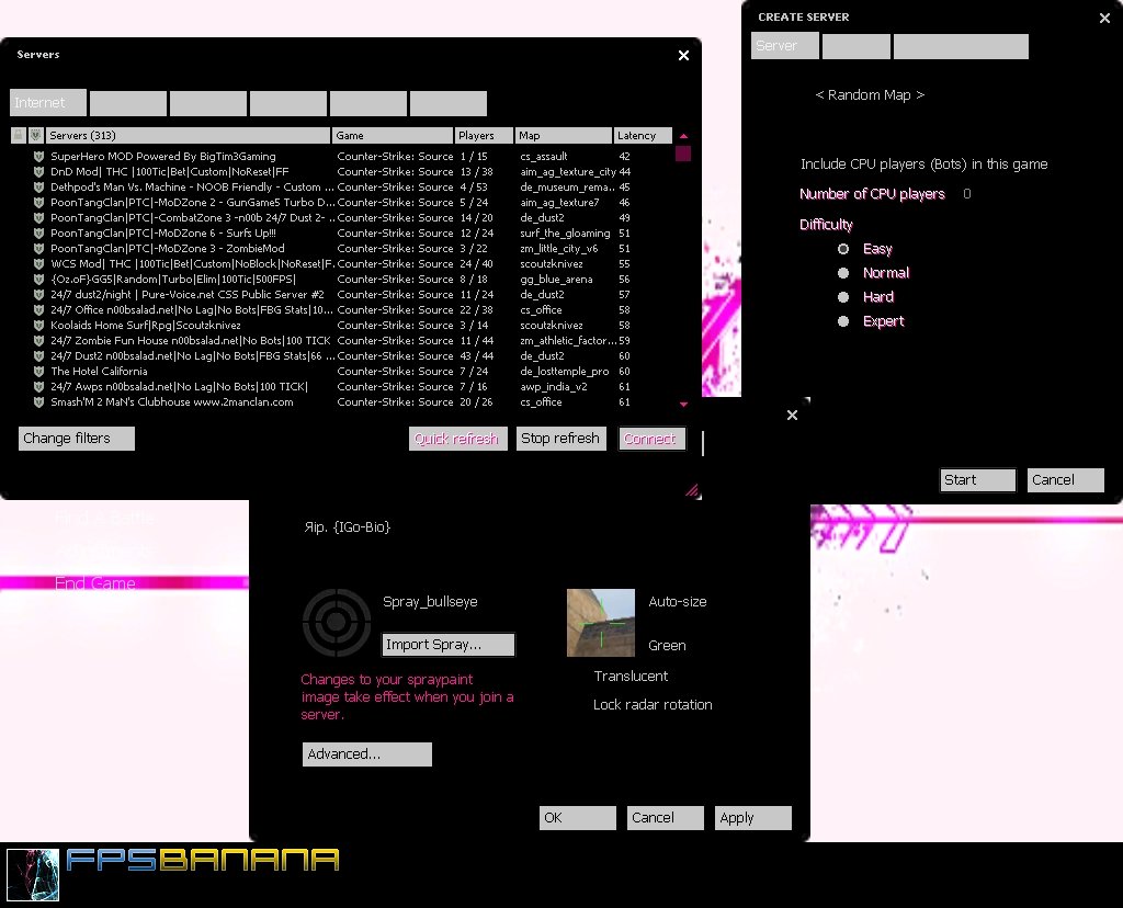 1 girly gasmask*coded* [Counter-Strike: Source] [Mods]