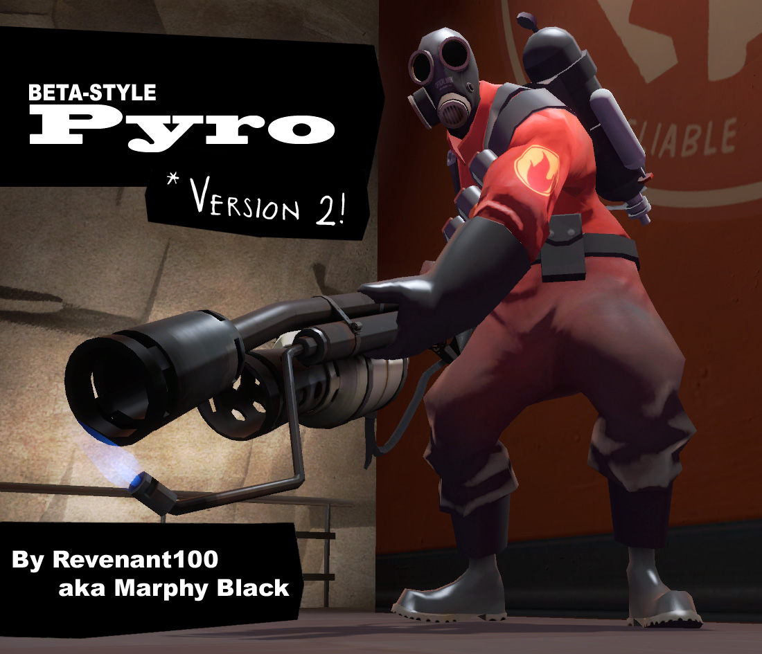 Beta-Style Pyro *Version 2! Mod for Team Fortress 2 | TF2 Mods