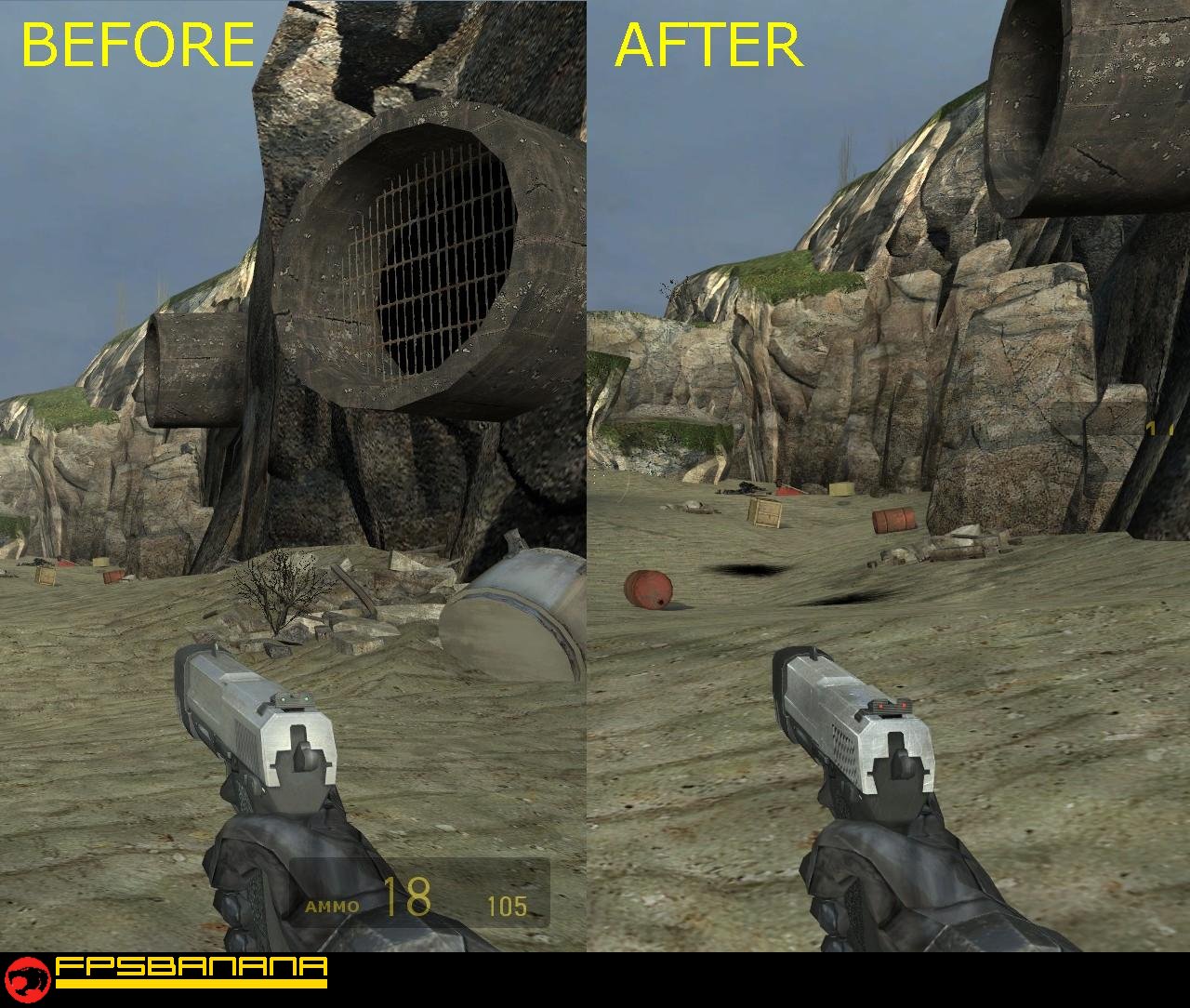 Usp Pistol Reskin Mod for Half-Life 2 | HL2 Mods