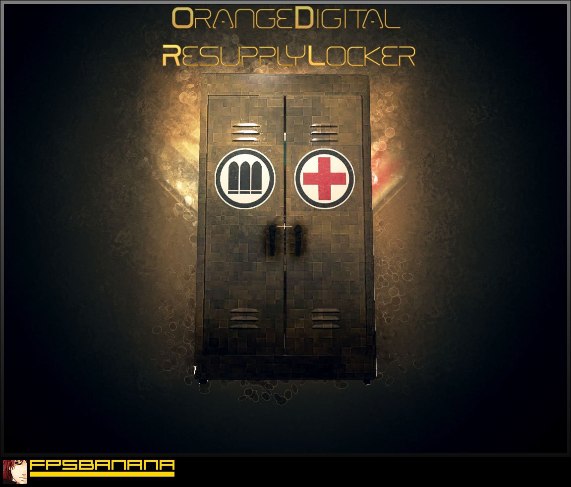 Orange Digital Resupply Locker [Team Fortress 2] [Mods]