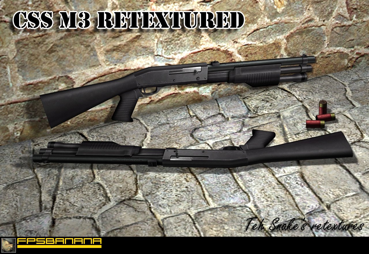 CSS M3 retextured Mod for Counter-Strike: Source | CS:S Mods