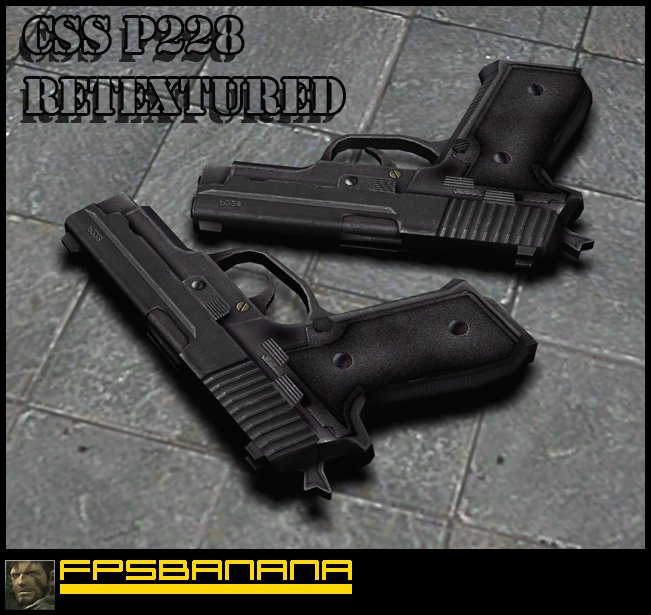 Default p228 retextured Mod for Counter-Strike: Source | CS:S Mods