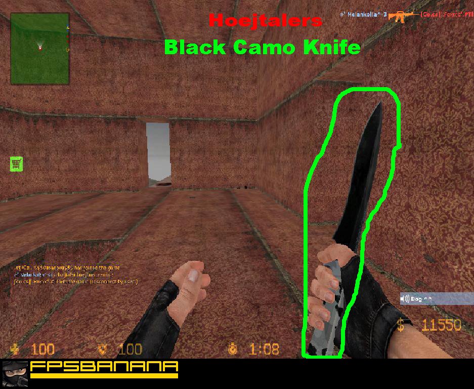 Black Camo Knife Mod for Counter-Strike: Source | CS:S Mods