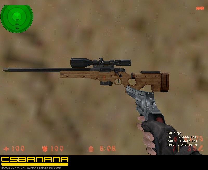 AWP SF-AOP (Alpha's Wood Reskin) [Counter-Strike: Condition Zero] [Mods]