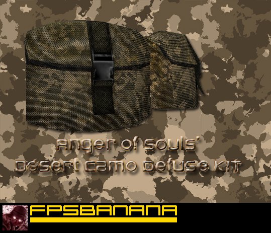 Angerofsouls' Desert Camo Defuse Kit [Counter-Strike: Source] [Mods]