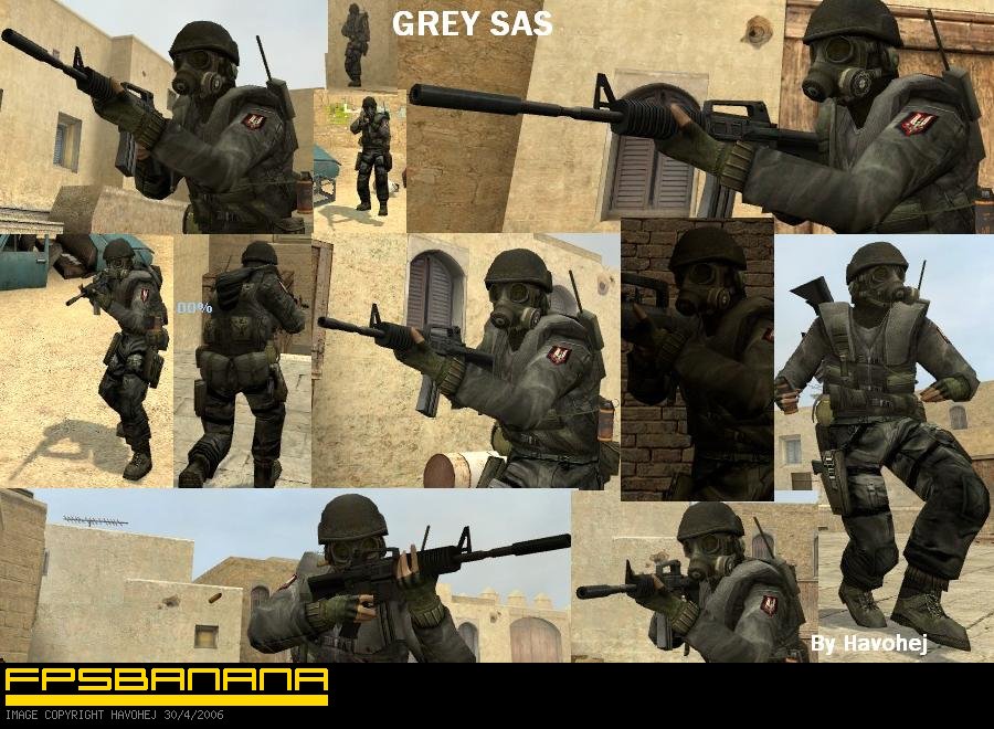 Grey SAS Mod for Counter-Strike: Source | CS:S Mods