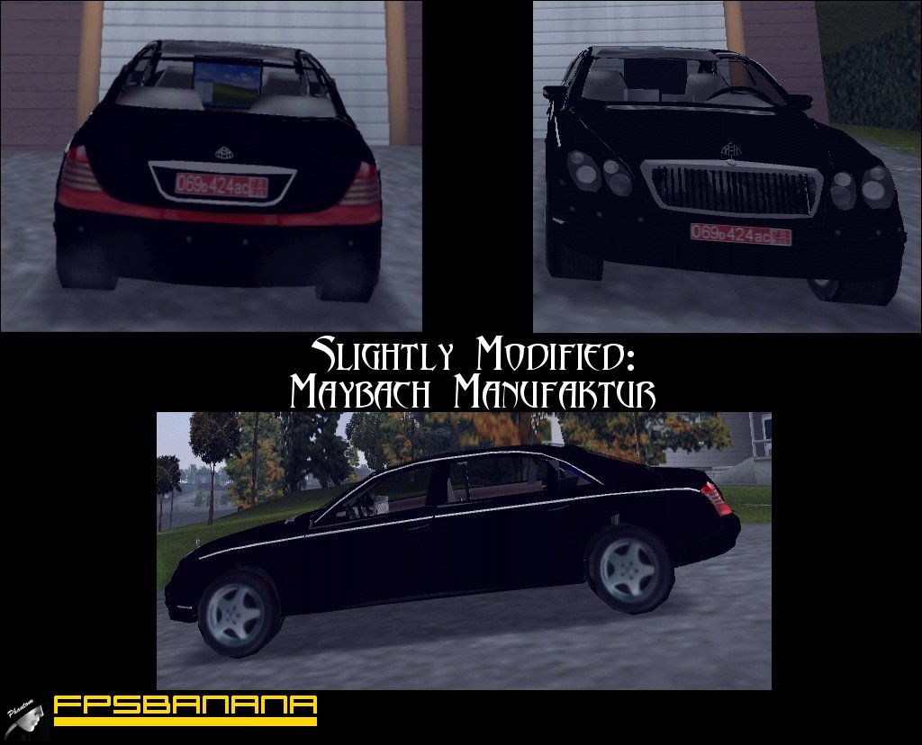 mercedes maybach [Grand Theft Auto III] [Mods]