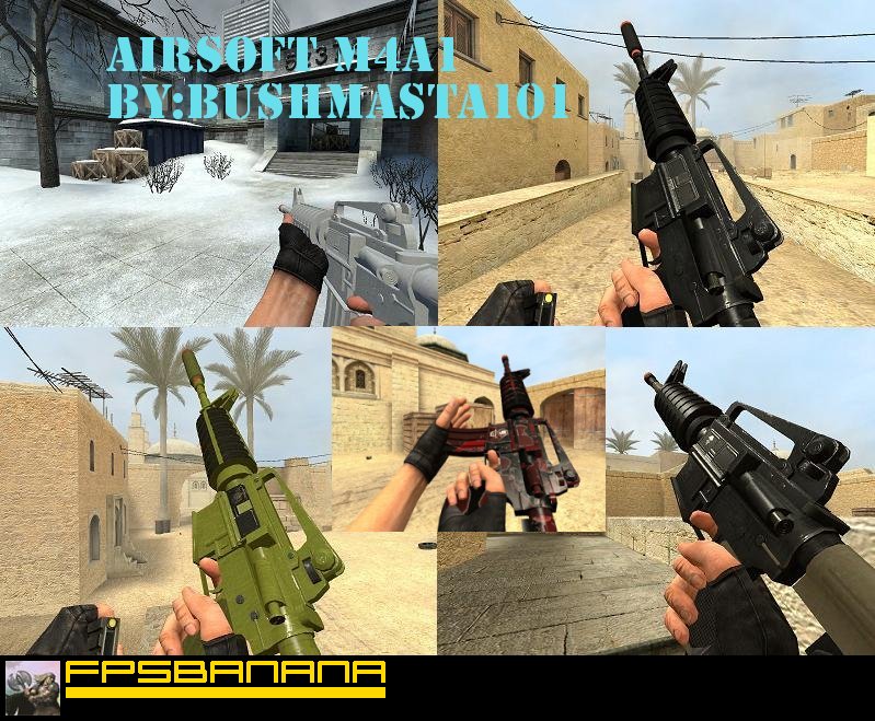 Airsoft M4A1 Mod for Counter-Strike: Source | CS:S Mods