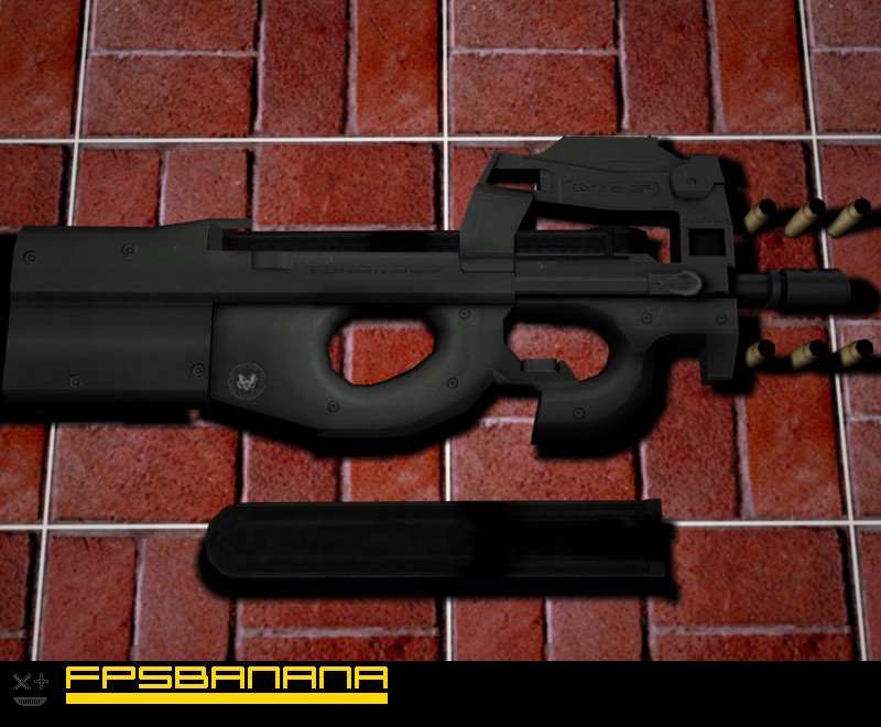 Dark grey P90 [Counter-Strike: Source] [Mods]