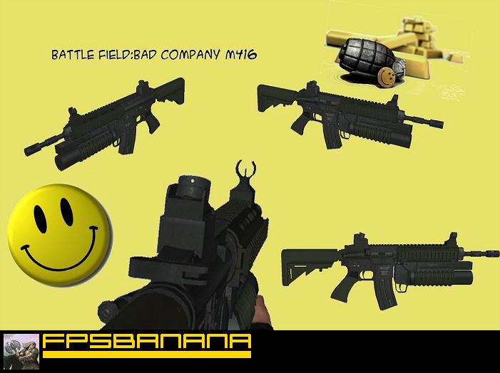 Badcompany M416 Mod for Counter-Strike: Source | CS:S Mods