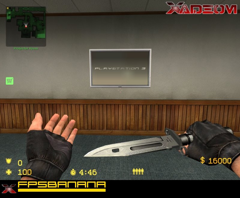Animated Playstation 3 TV Plasma [Counter-Strike: Source] [Mods]