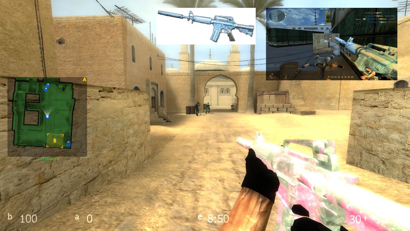 My Crystal Glowing M4A1 Mod for Counter-Strike: Source | CS:S Mods