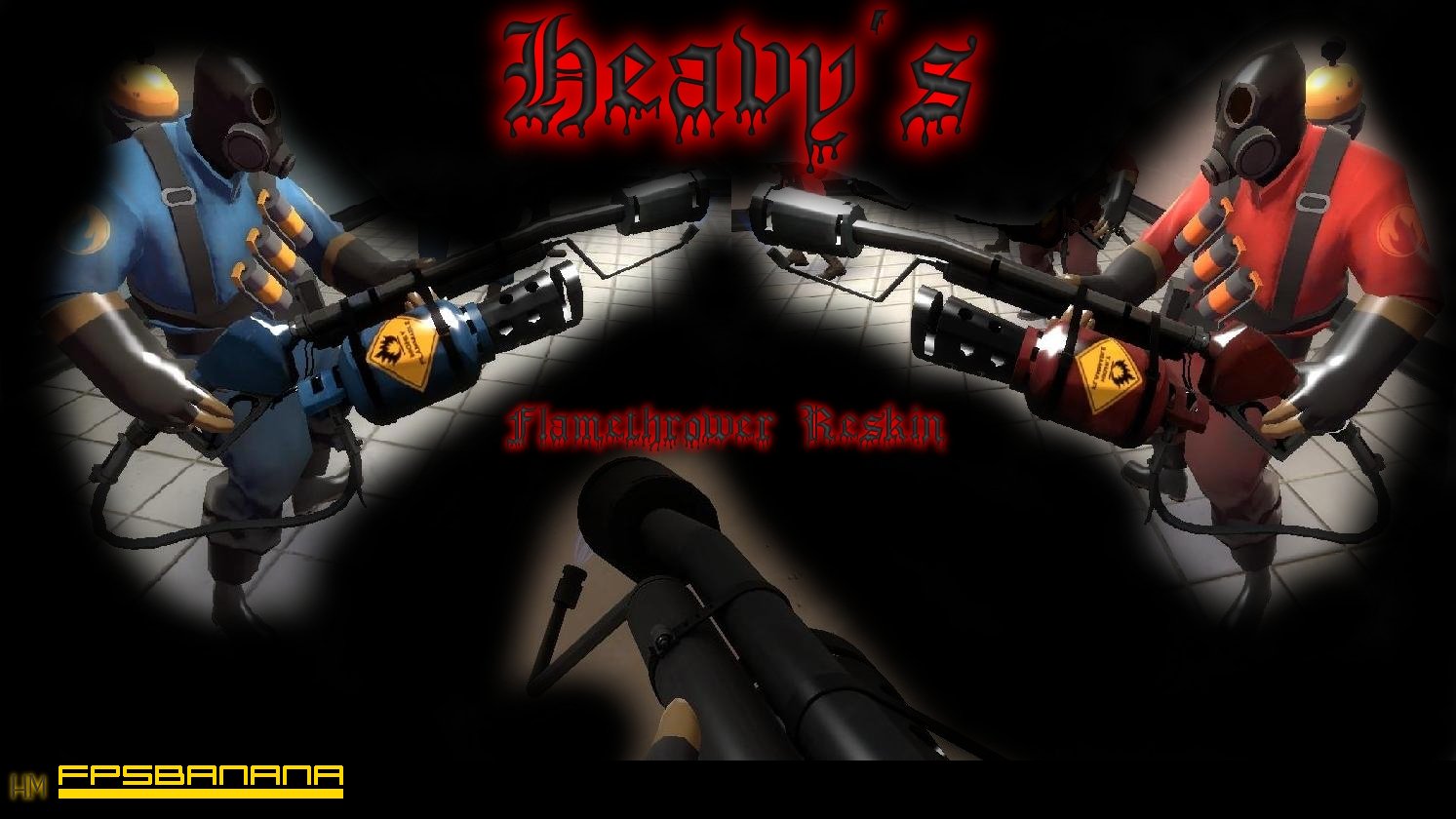Heavy's Flamethrower Reskin Mod for Team Fortress 2 | TF2 Mods