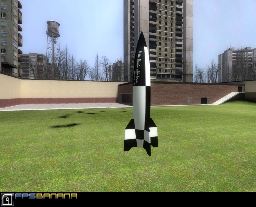 V2 Rocket to Afghan. [Garry's Mod] [Mods]