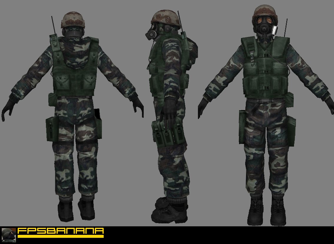 Iraq Soldier [Counter-Strike: Source] [Mods]