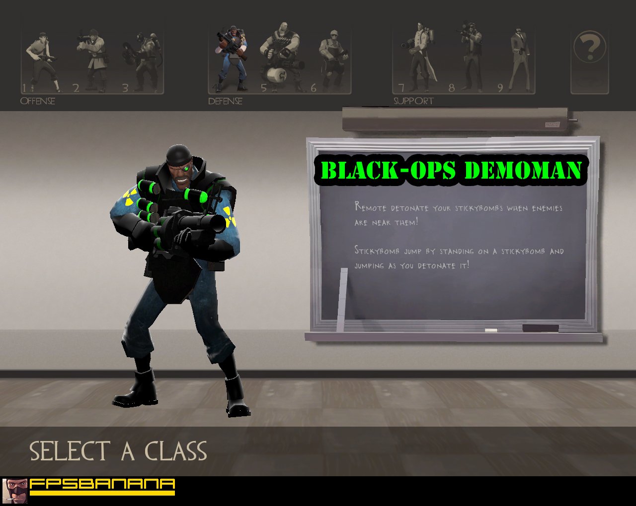 Black-Ops Demoman [Team Fortress 2] [Mods]