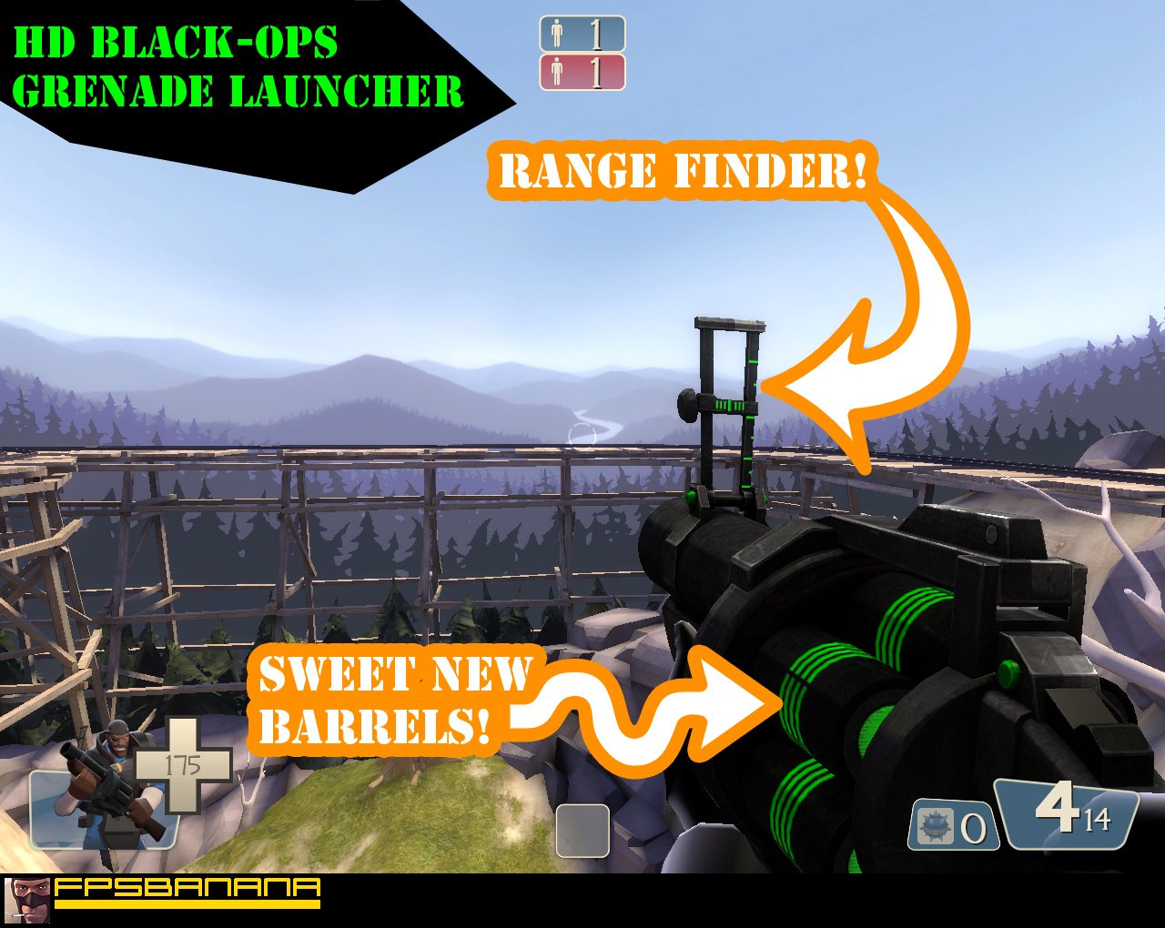 Black-Ops Grenade Launcher Mod for Team Fortress 2 | TF2 Mods