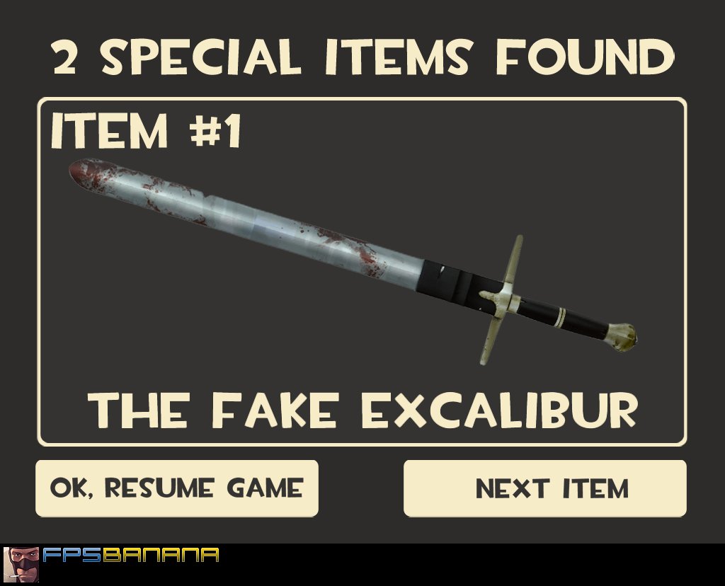 The Fake Excalibur and The Targe [Team Fortress 2] [Mods]