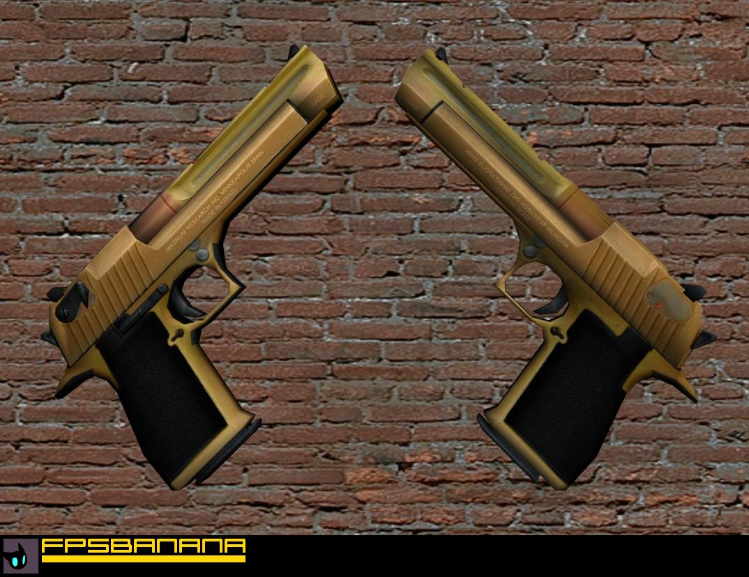 Burned Gold Deagle [Counter-Strike: Source] [Mods]