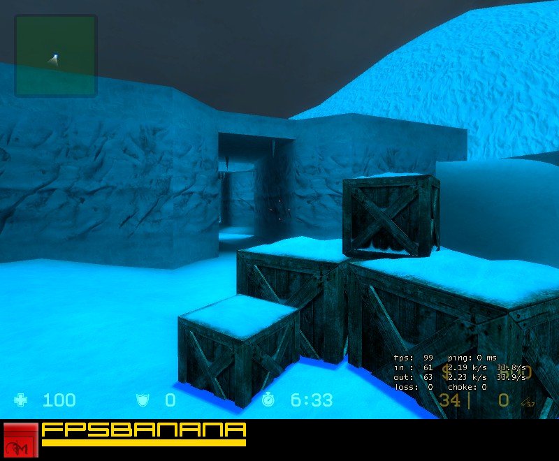 fy_iceworld_blue Mod for Counter-Strike: Source | CS:S Mods