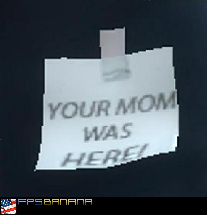 YOUR MOM WAS HERE! demo note [Team Fortress 2] [Mods]
