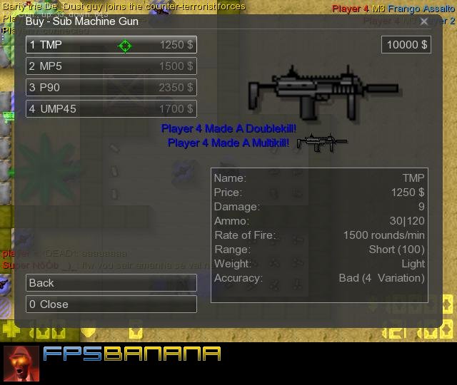 HK MP7 Silenced for TMP [CS2D] [Mods]
