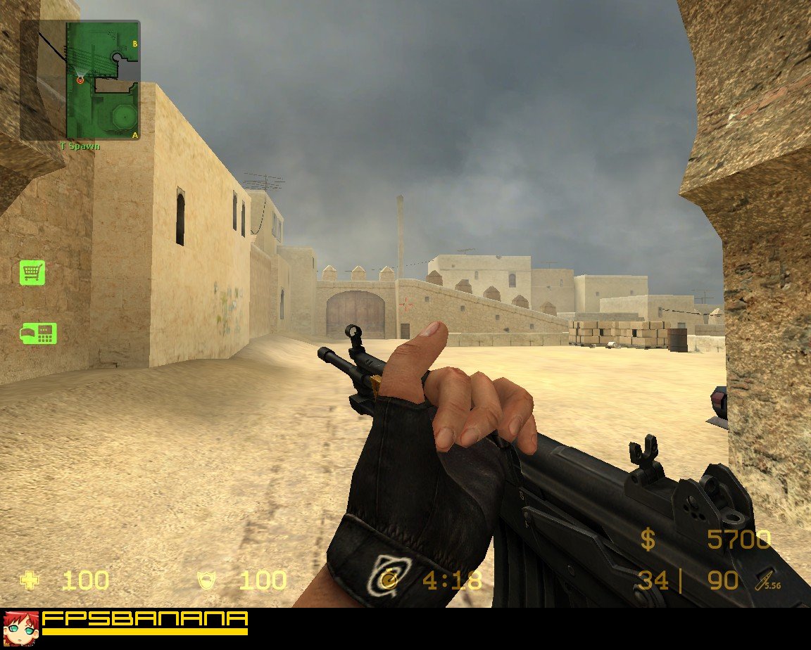 Naruto Ninja Gloves Mod for Counter-Strike: Source | CS:S Mods