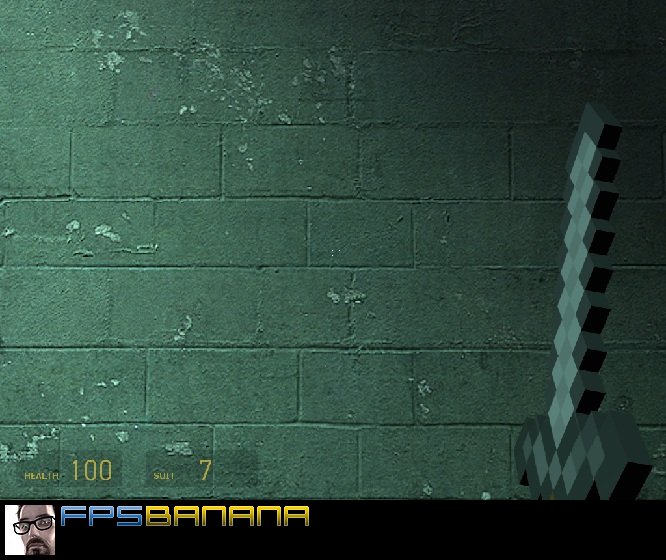 Minecraft Swords Mod for Half-Life 2 | HL2 Mods