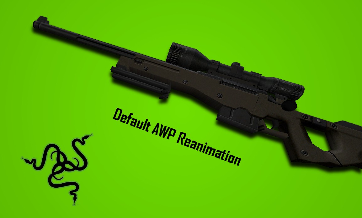 Default Awp on Unkn0wn's animations Mod for Counter-Strike 1.6 | CS1.6 Mods