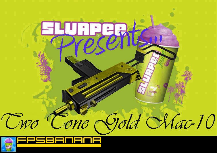Two Tone Gold Mac-10 [Counter-Strike: Condition Zero] [Mods]
