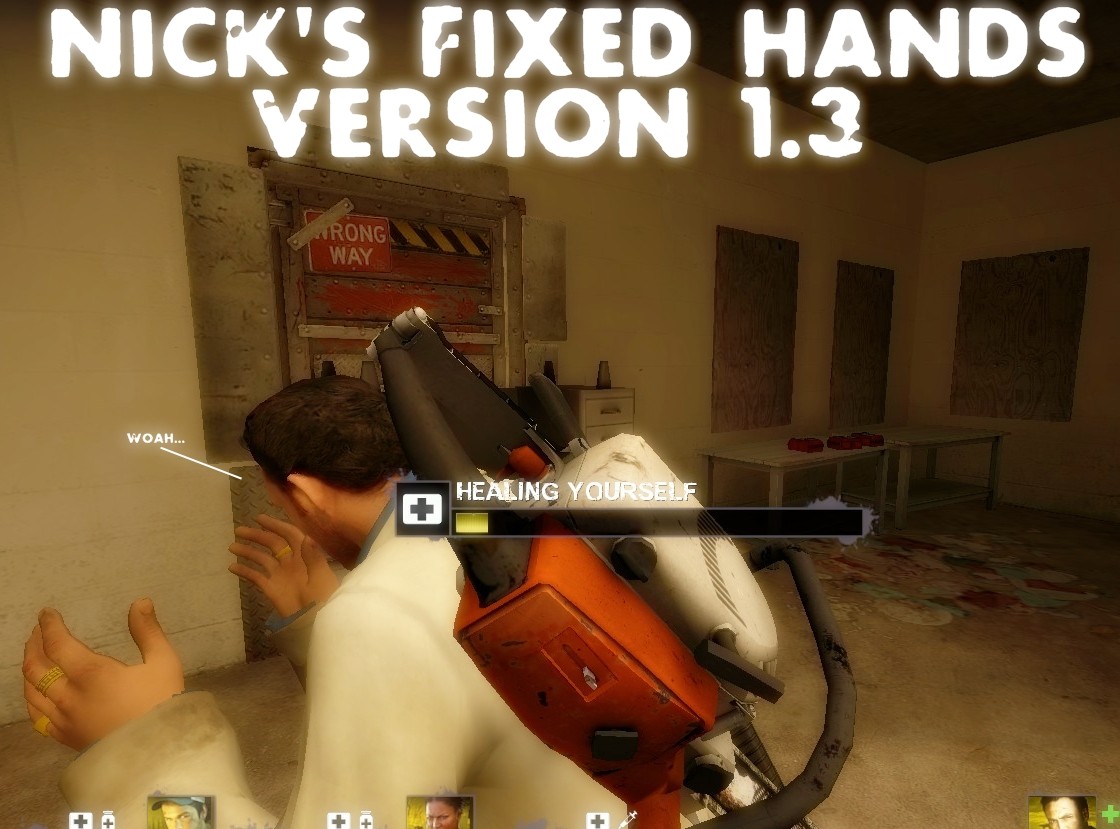 Nick's Fixed Hands Mod for Left 4 Dead 2 | L4D2 Mods