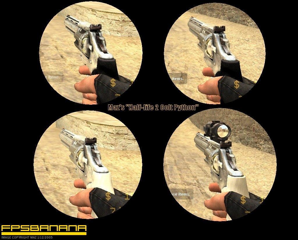 Maz's "Half-life 2 Colt Python" Mod for Counter-Strike: Source | CS:S Mods