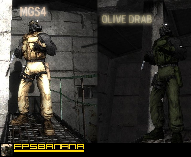 MGS4 P.M.C. Pack [S.T.A.L.K.E.R.: Shadow of Chernobyl] [Mods]