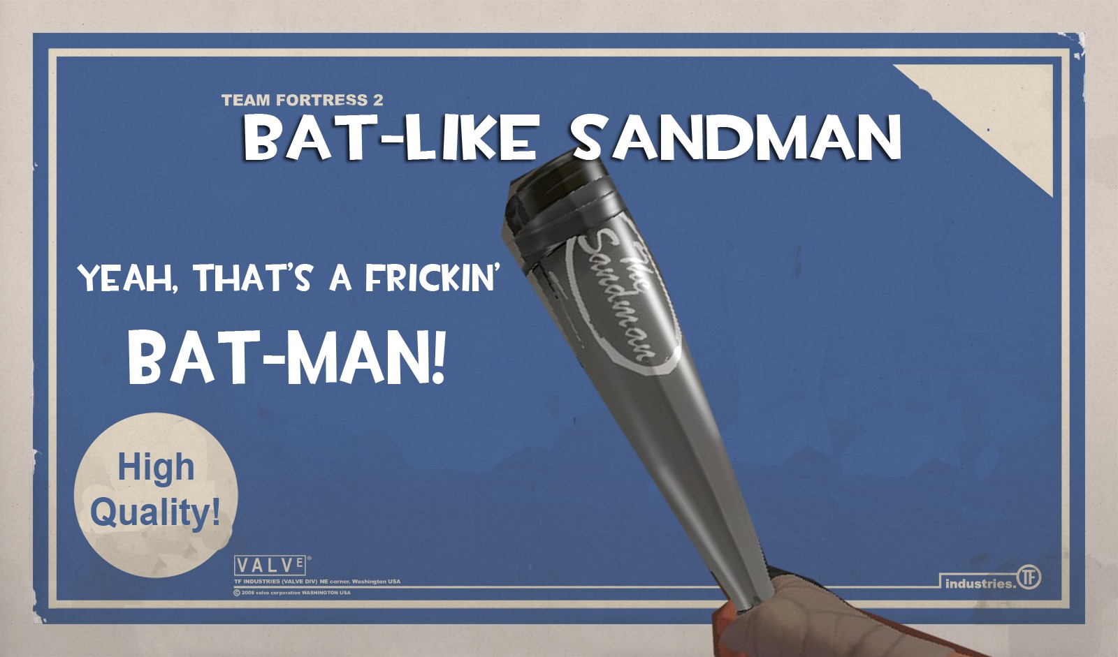 Bat-Styled Sandman Mod for Team Fortress 2 | TF2 Mods