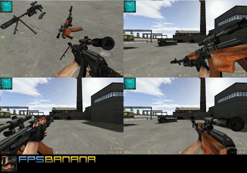 RPKM-74 & RPKS-74 Mod for Counter-Strike: Condition Zero | CS:CZ Mods