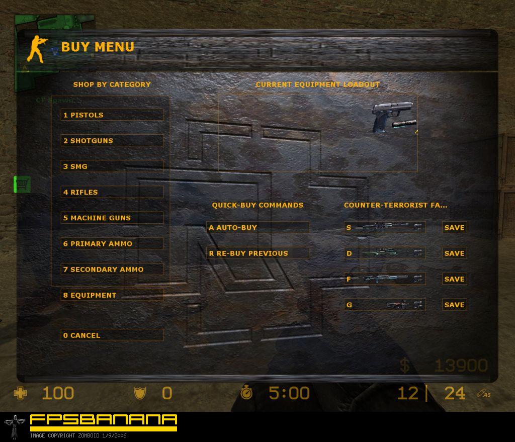 Rammstein Buy Menu [Counter-Strike: Source] [Mods]